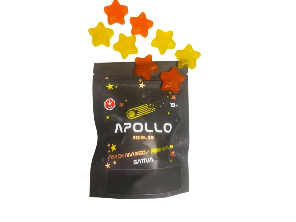 Apollo Gummies - Sativa Peach Mango/Pineapple - 1000mg - Buy Weed Online